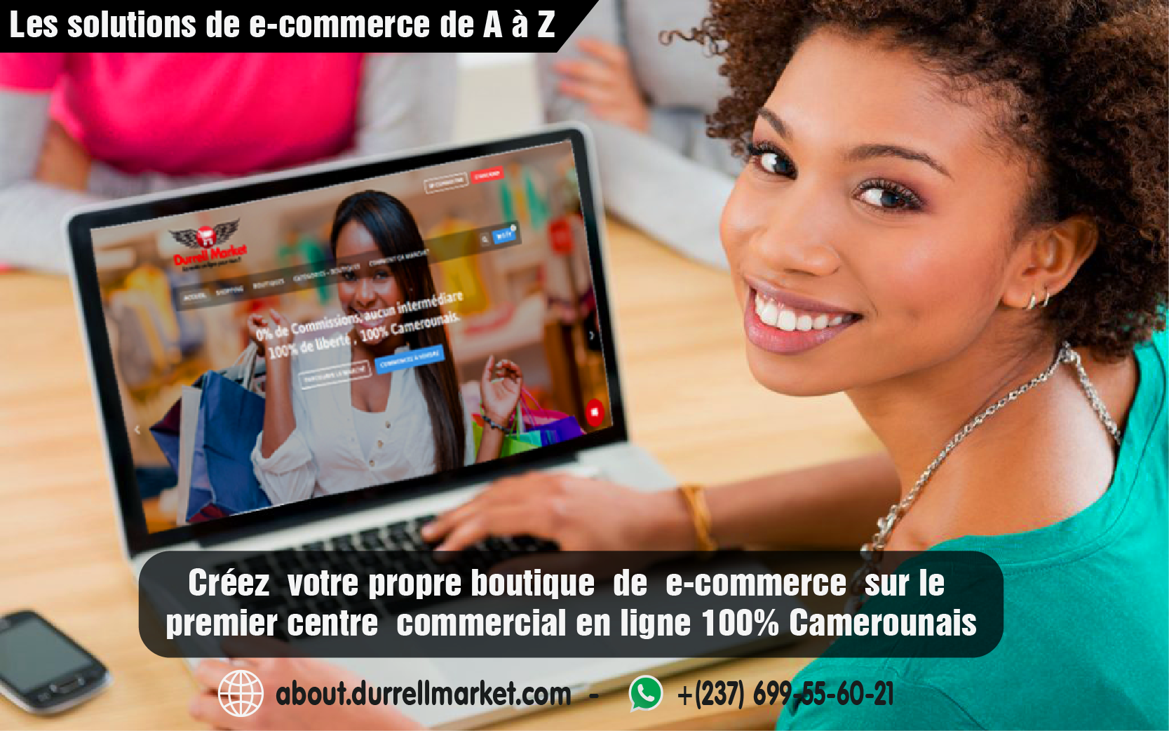Durrell Market, Leader de la vente en ligne au Cameroun